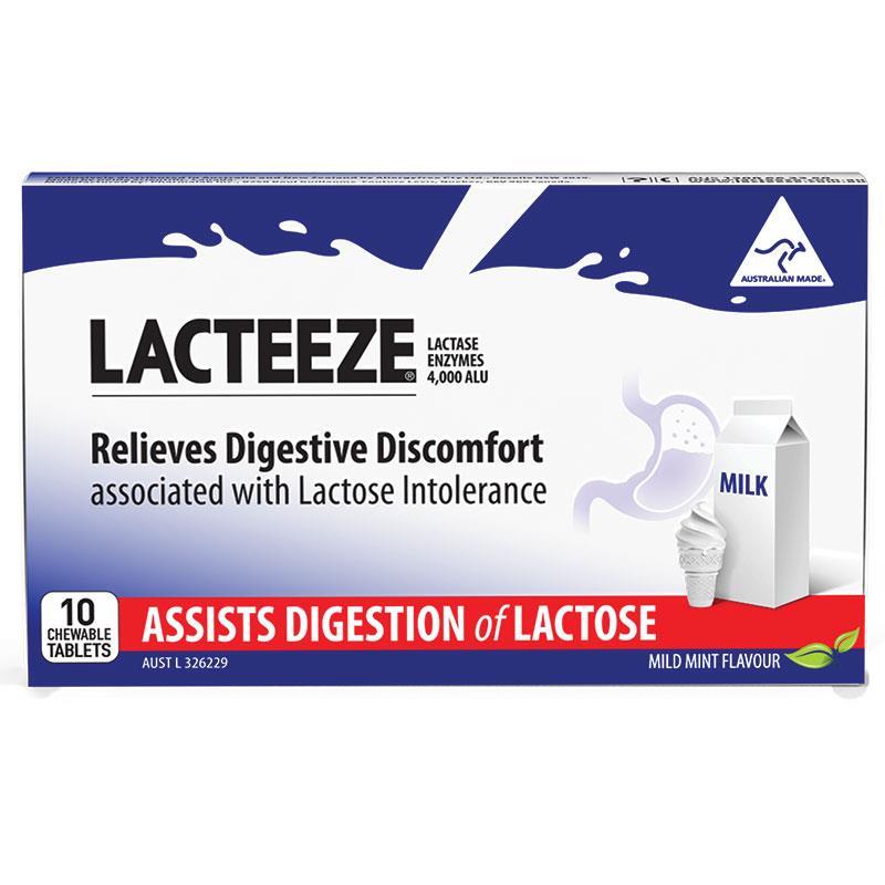 Lacteeze Tablets 10 Pack - Pharmax