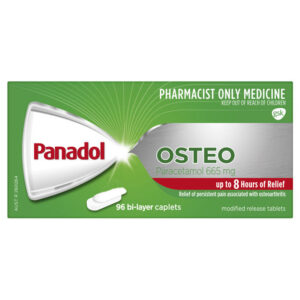 Panadol Osteo Pain Relief 665mg Caplets 96 - Paracetamol (S3) - Pharmax