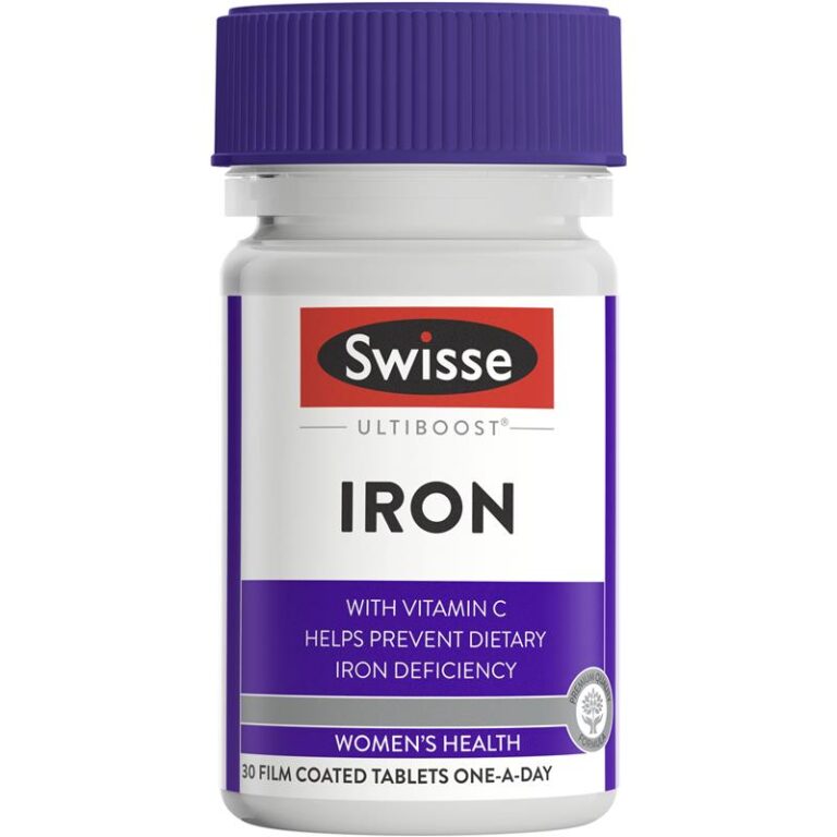 Swisse Ultiboost Iron Tablets 30 Pack - Pharmax